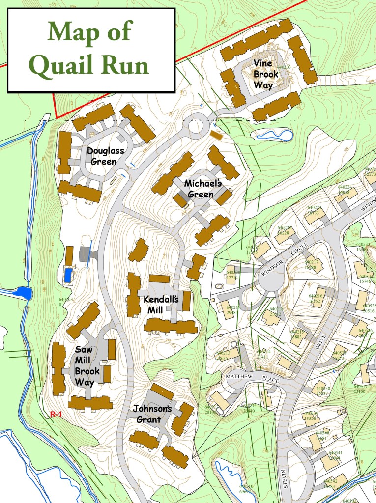 Quail Run – A townhouse condominium community in Woburn, Massachusetts